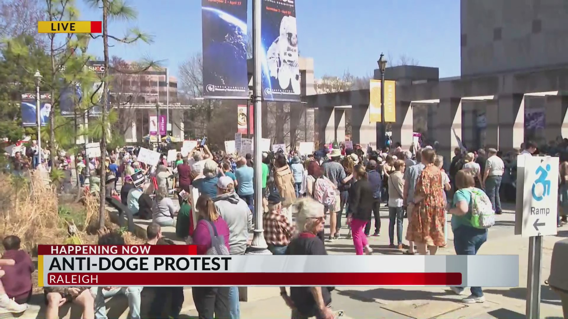 Anti-DOGE protest in Raleigh – CBS17.com