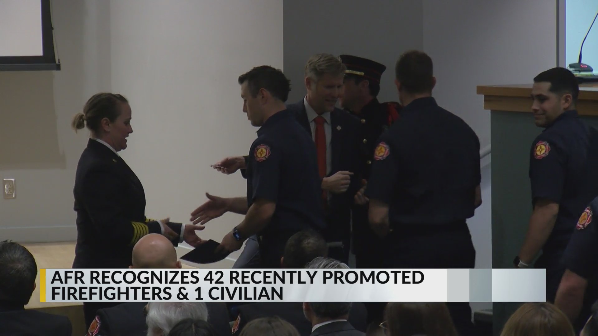 Albuquerque Fire Rescue honors 42 recently promoted firefighters – KRQE ...