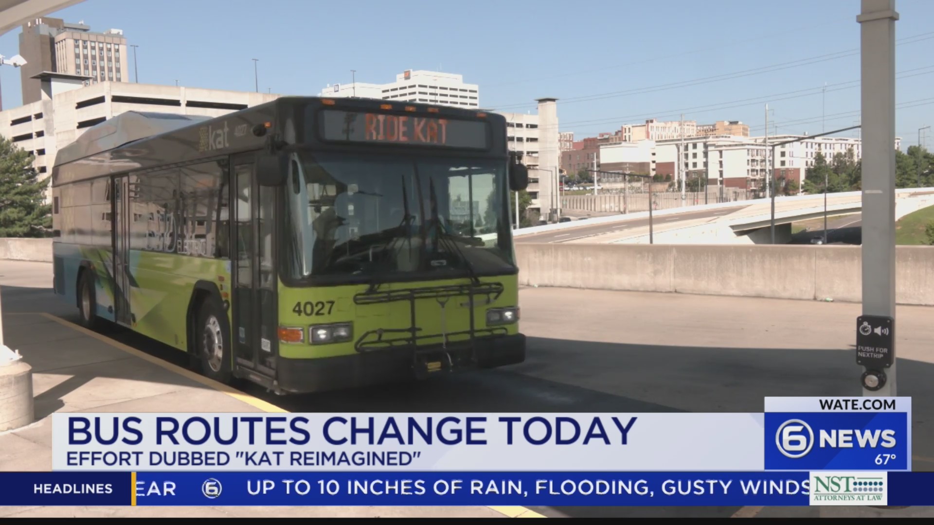 KAT bus routes change Monday, Aug. 26 – WATE 6 On Your Side