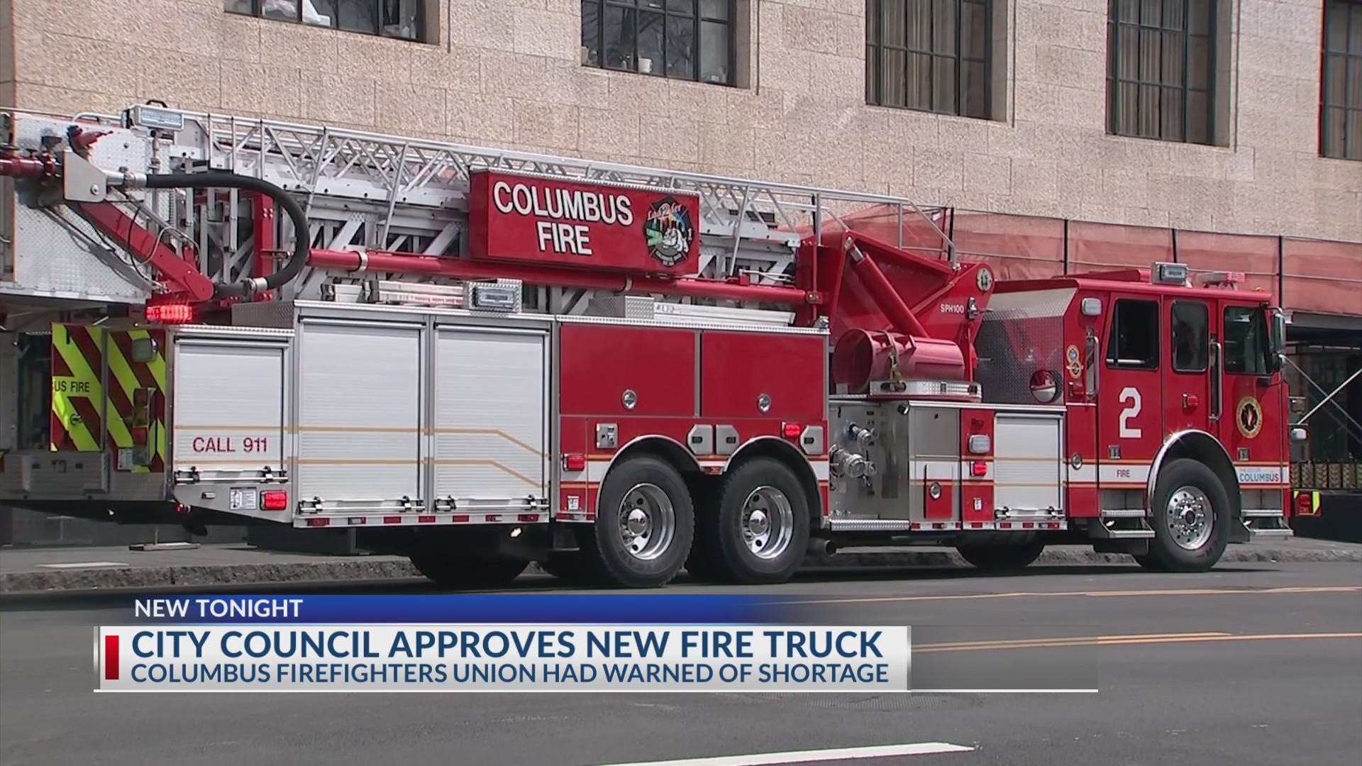Columbus approves $2.5 million for new fire engine – NBC4 WCMH-TV