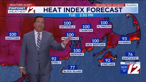 Pinpoint Weather 12 Forecast 7/28/25 Record Heat Tuesday – WPRI.com