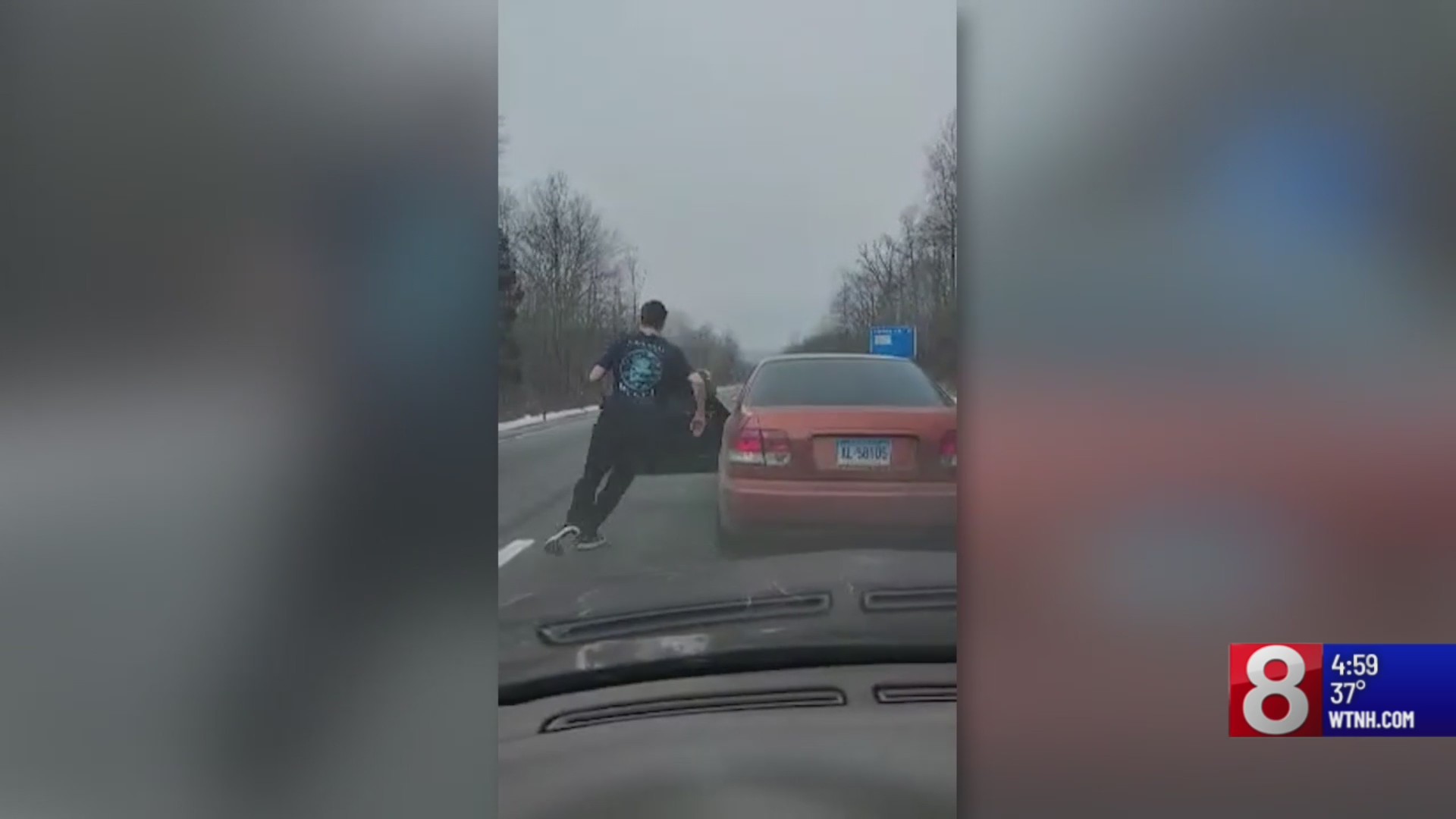 Caught on camera: Road rage suspect damages woman’s car on Interstate ...