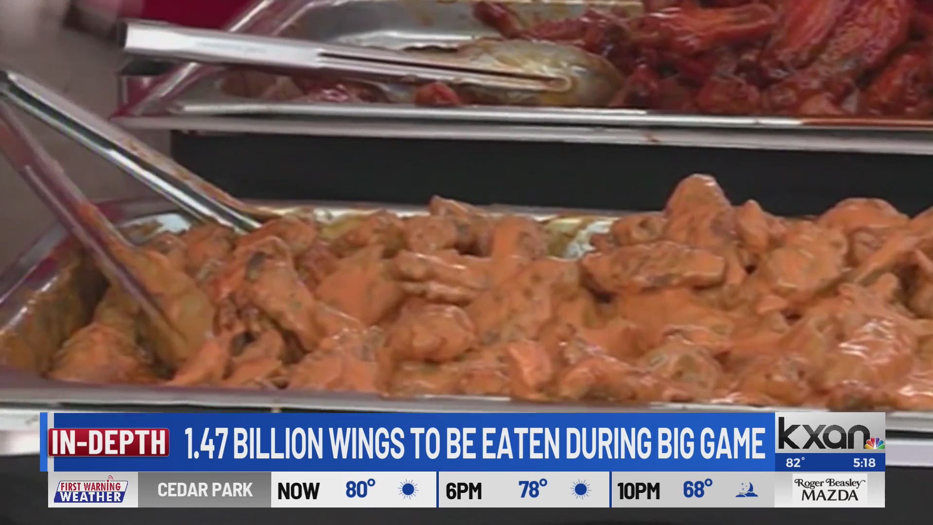 Oh cluck: Higher chicken wing costs reported this Super Bowl – KXAN Austin
