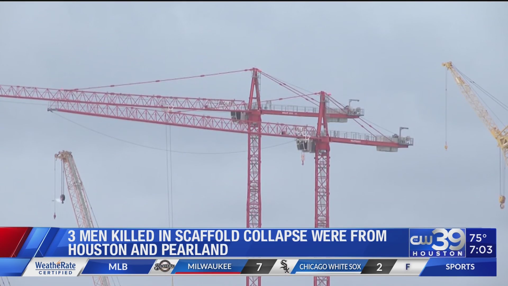 3 killed, 2 injured in scaffold collapse at Port Arthur construction site – CW39 Houston