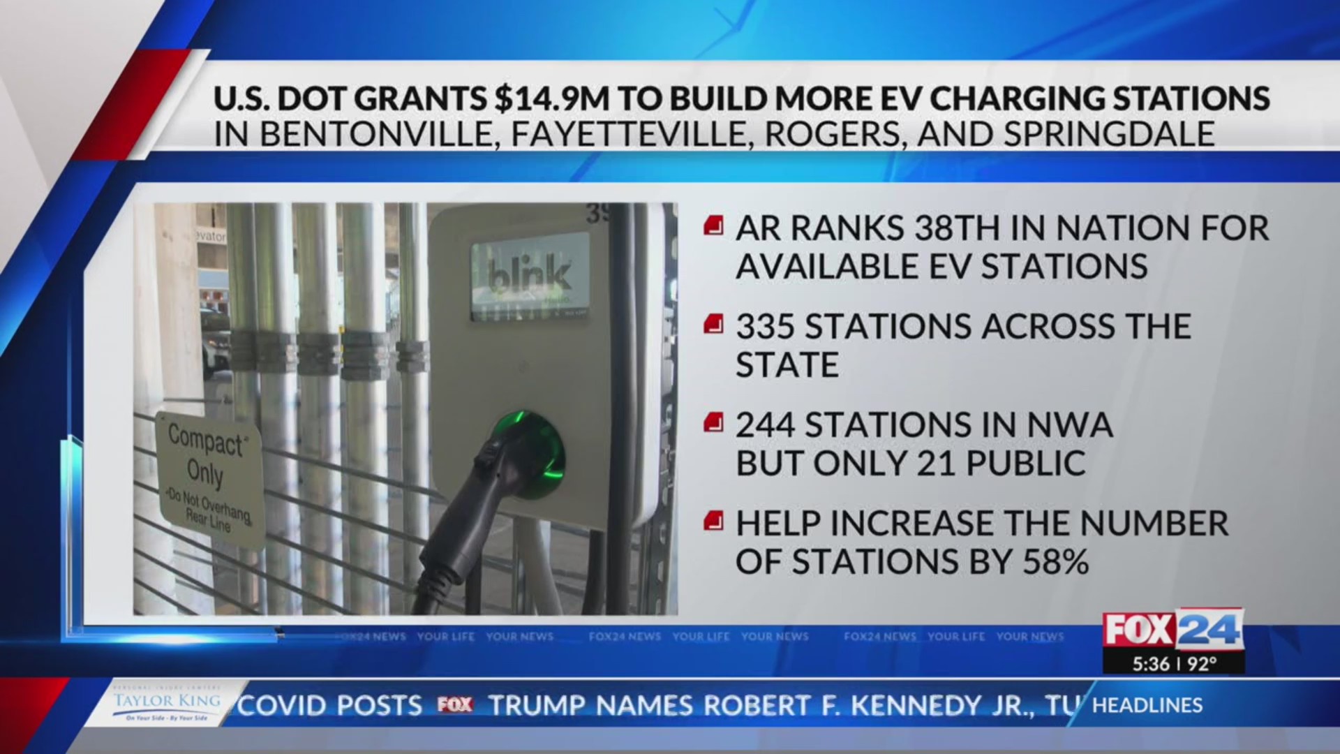 Ozark Regional Transit receives $14.9M for EV charging stations in NWA ...