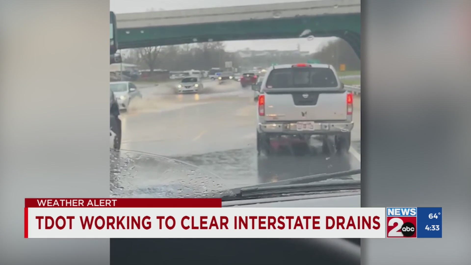 TDOT working to clear interstate drains – WKRN News 2