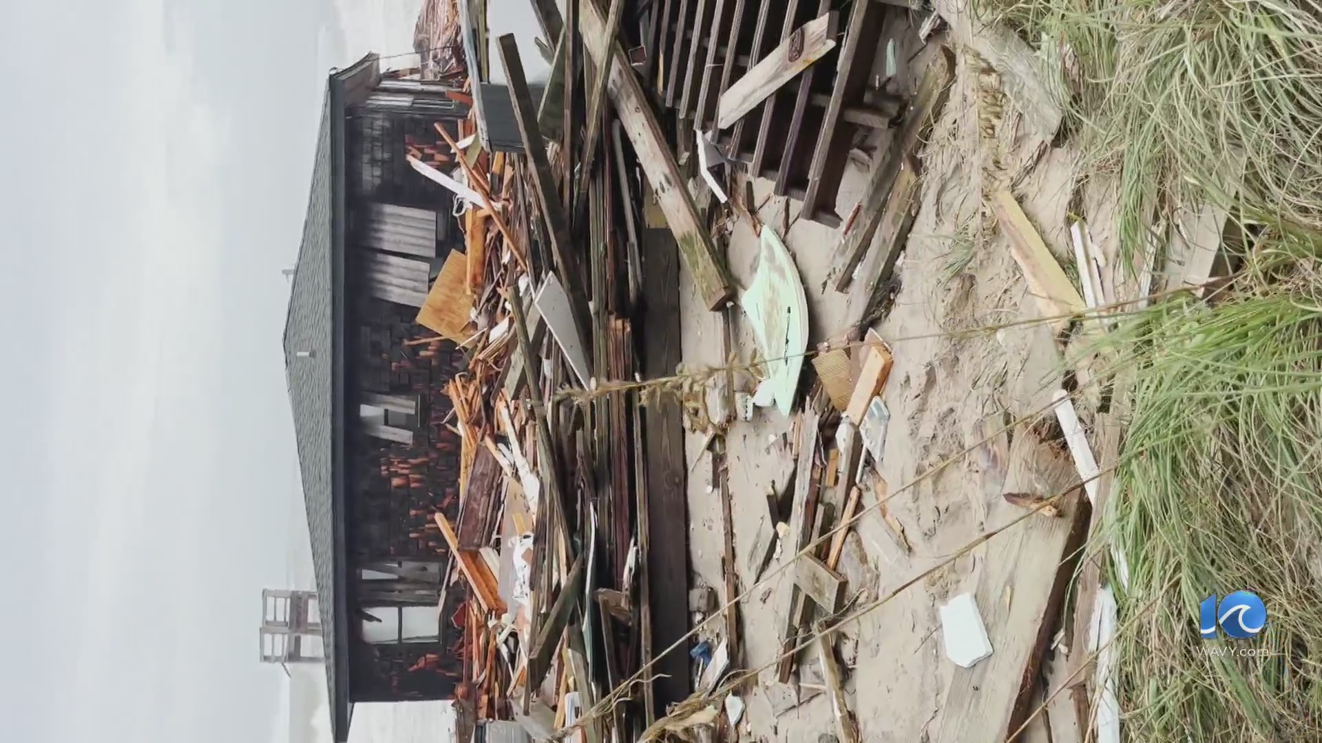 Seashore: 5 unoccupied homes collapse in Buxton – WAVY.com