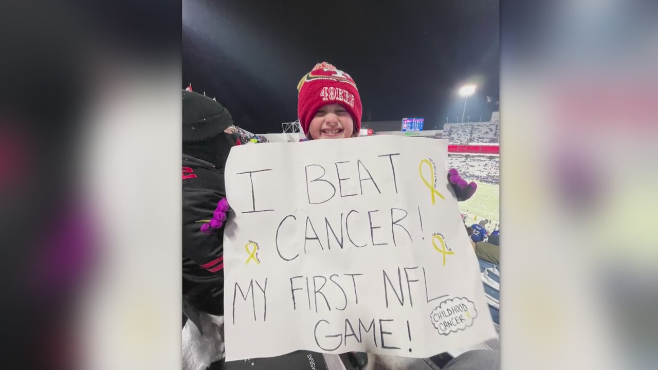 Young cancer survivor pushed down stands at Sunday’s Bills game – News ...
