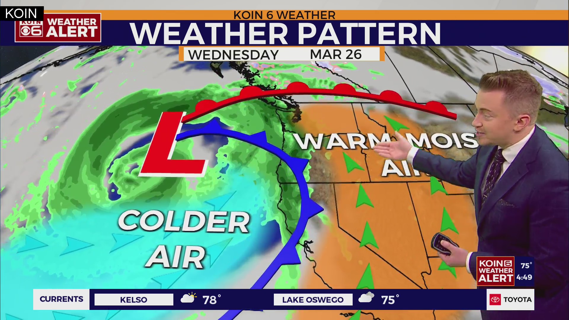 Severe weather threat fades late Wednesday evening – KOIN.com