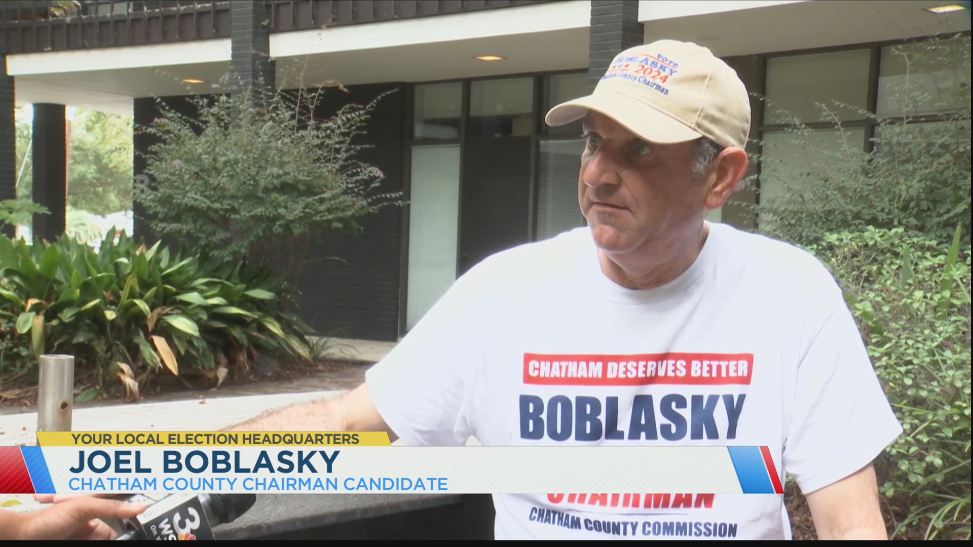Newcomer Joel Boblasky makes bid for Chatham County chair – WSAV-TV