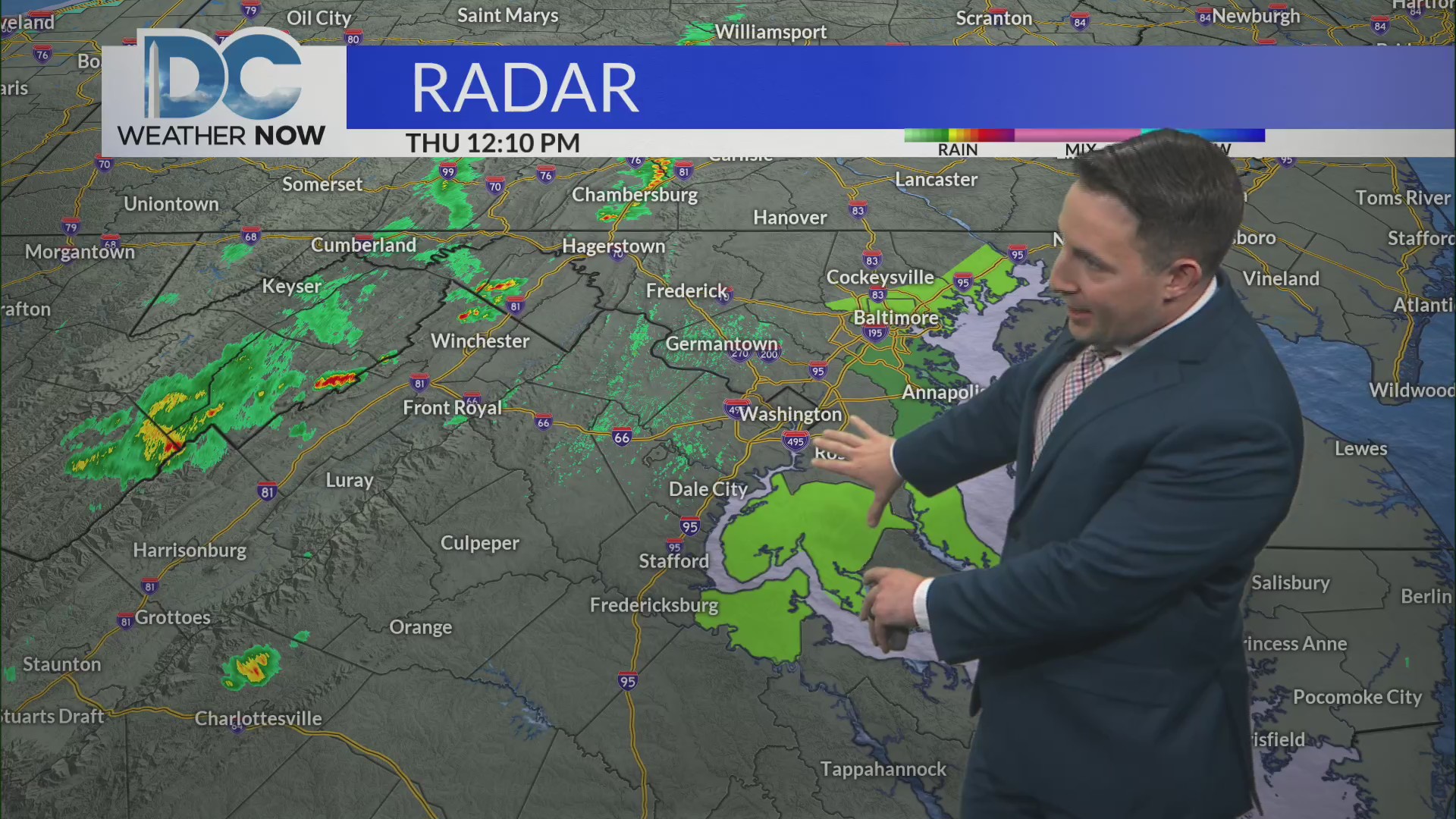 Rain and few storms likely through the evening – DC News Now | DC ...