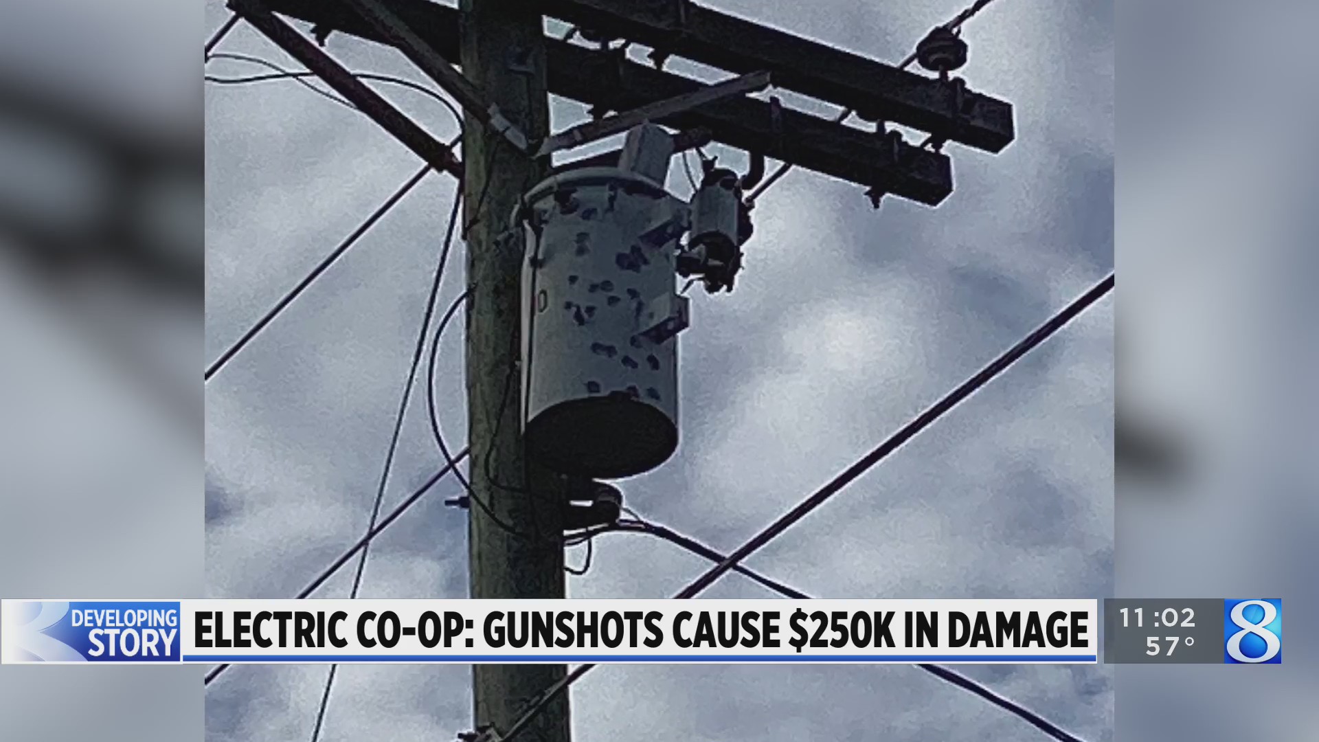 Electric co-op promises reward for arrest of person shooting equipment ...