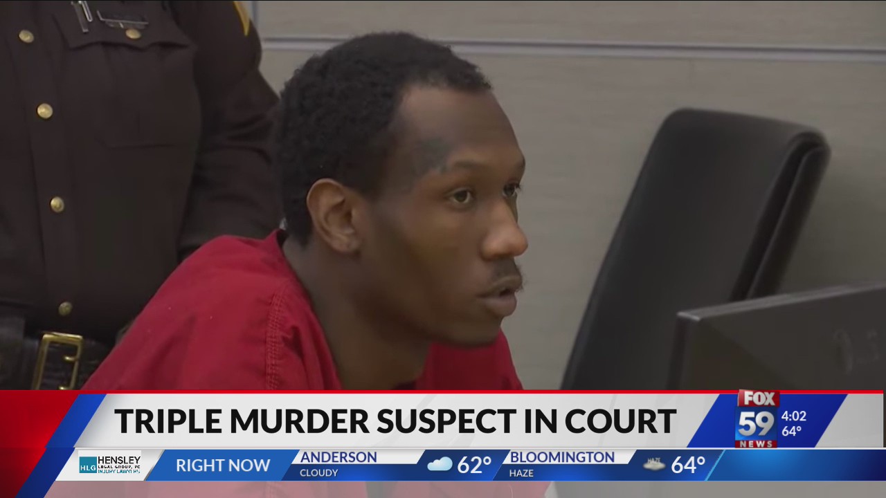 Man accused of triple murder in Lawrence goes to court while search for ...