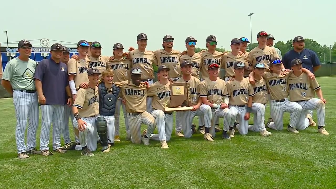Norwell baseball guts out 2-1 win over Bishop Dwenger for regional ...