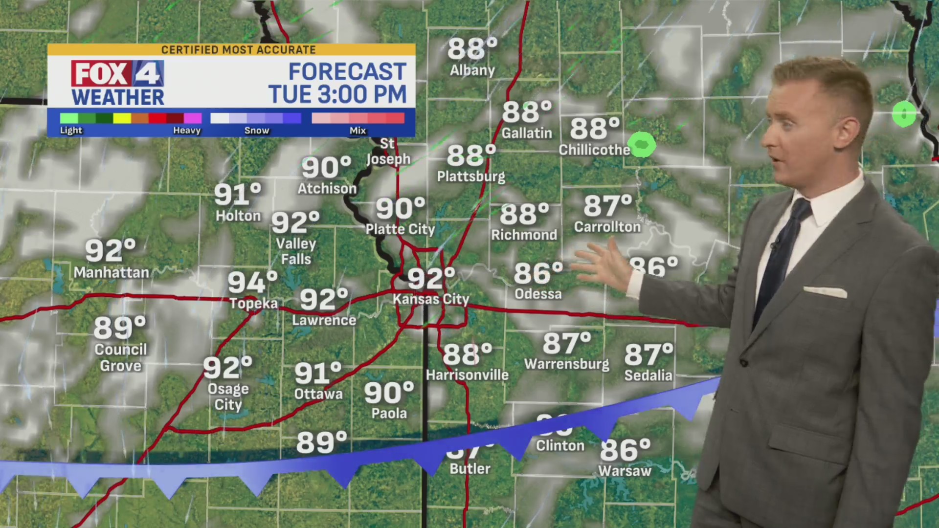 Monday evening forecast – FOX 4 Kansas City WDAF-TV | News, Weather, Sports