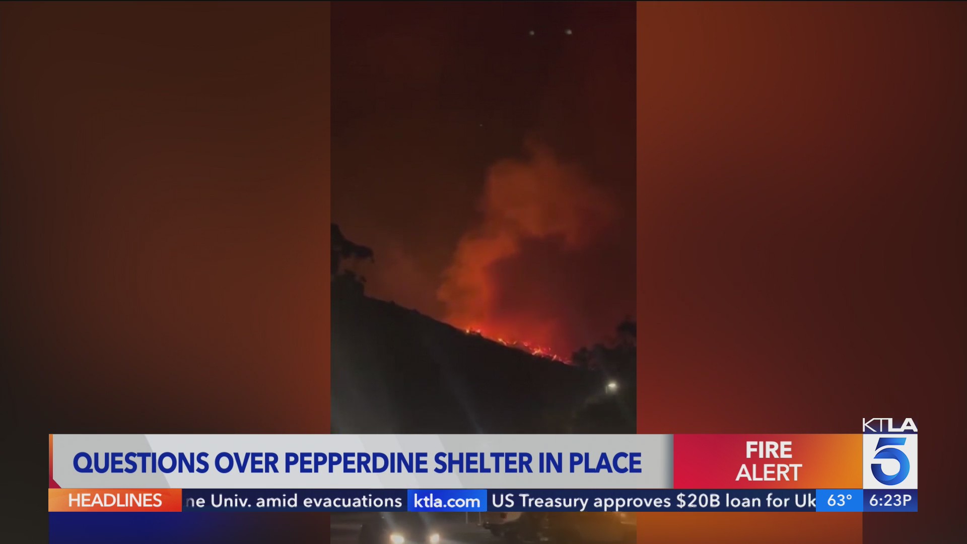 Franklin Fire in Malibu threatens Pepperdine, but campus doesn’t ...