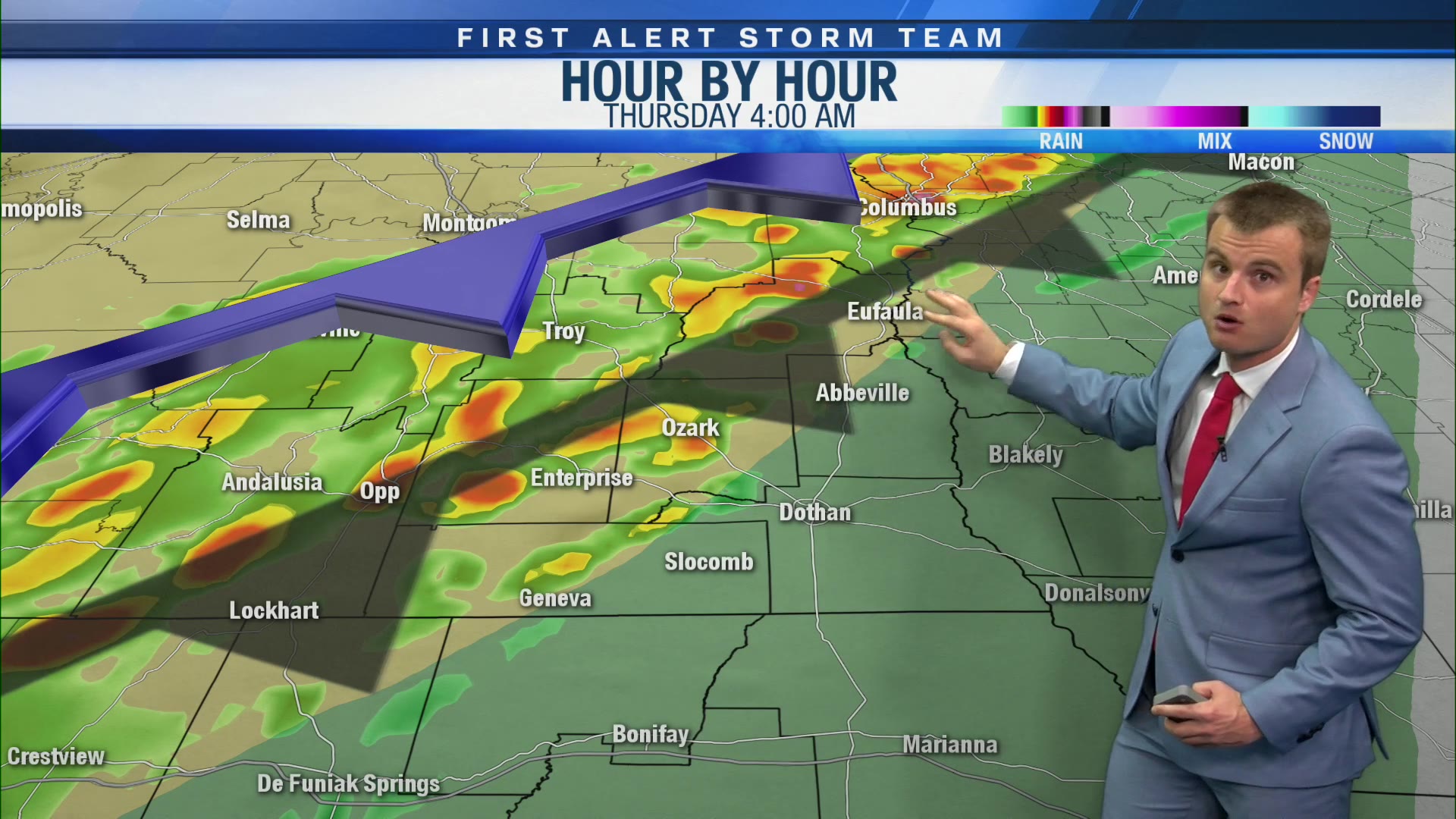 Severe storms possible across The Wiregrass, Dothan starting overnight ...