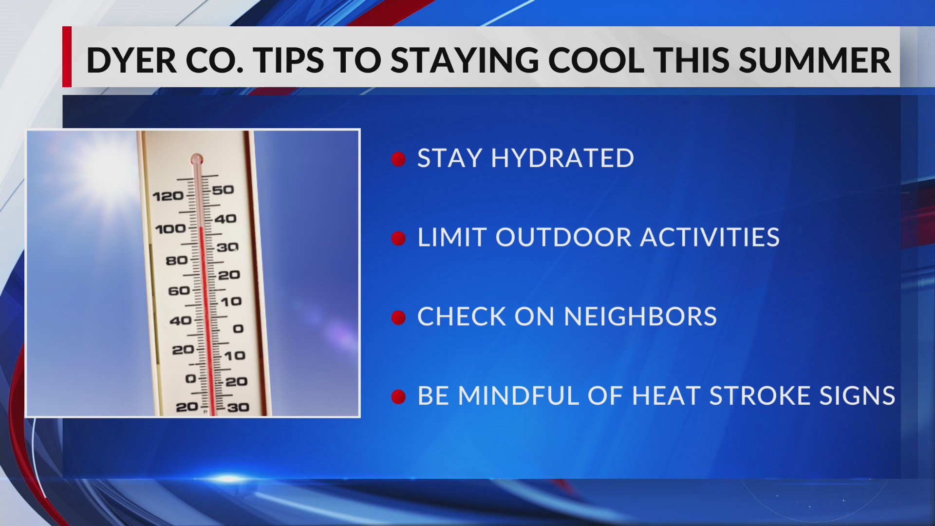 Dyer County reports first heat-related death of the summer – WKRN News 2