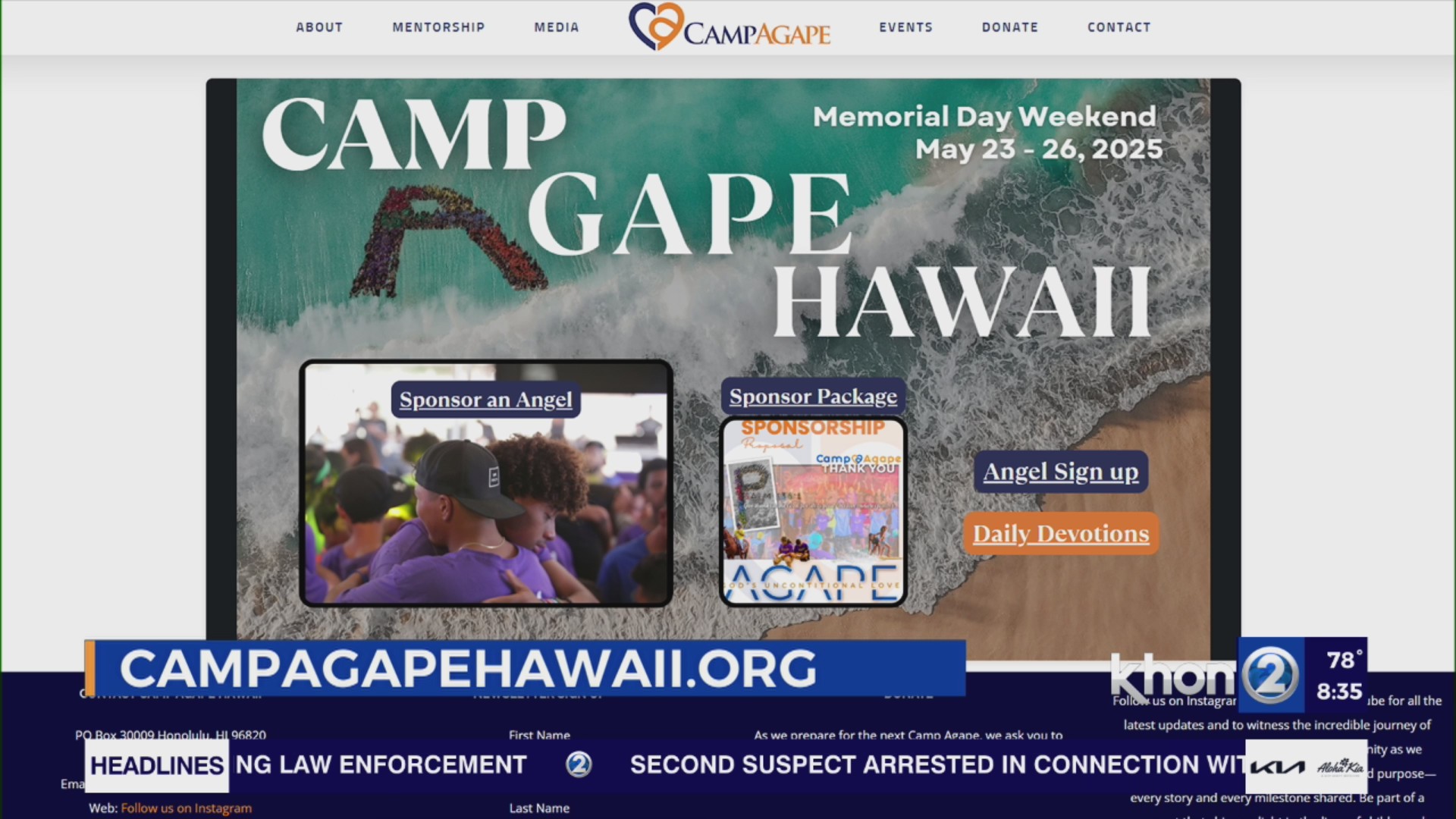 Camp Agape Hawaii is ready to inspire for summer – KHON2