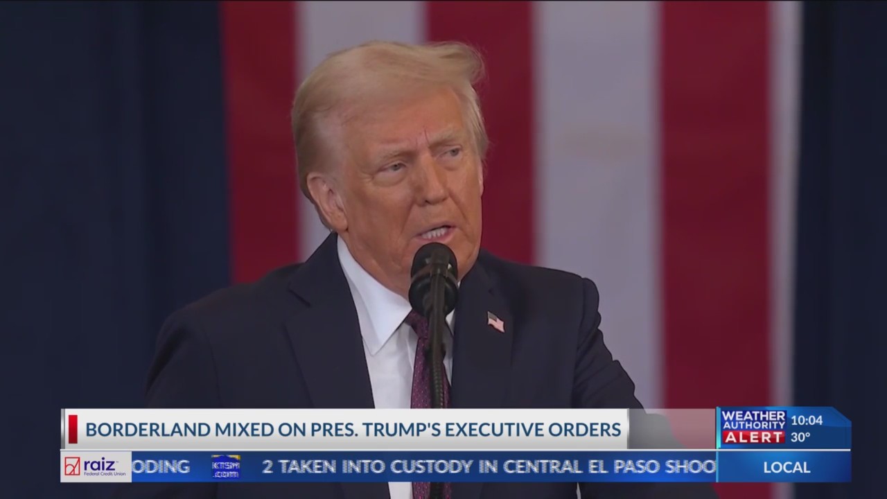 El Paso protests, welcomes 2nd Trump administration – KTSM 9 News