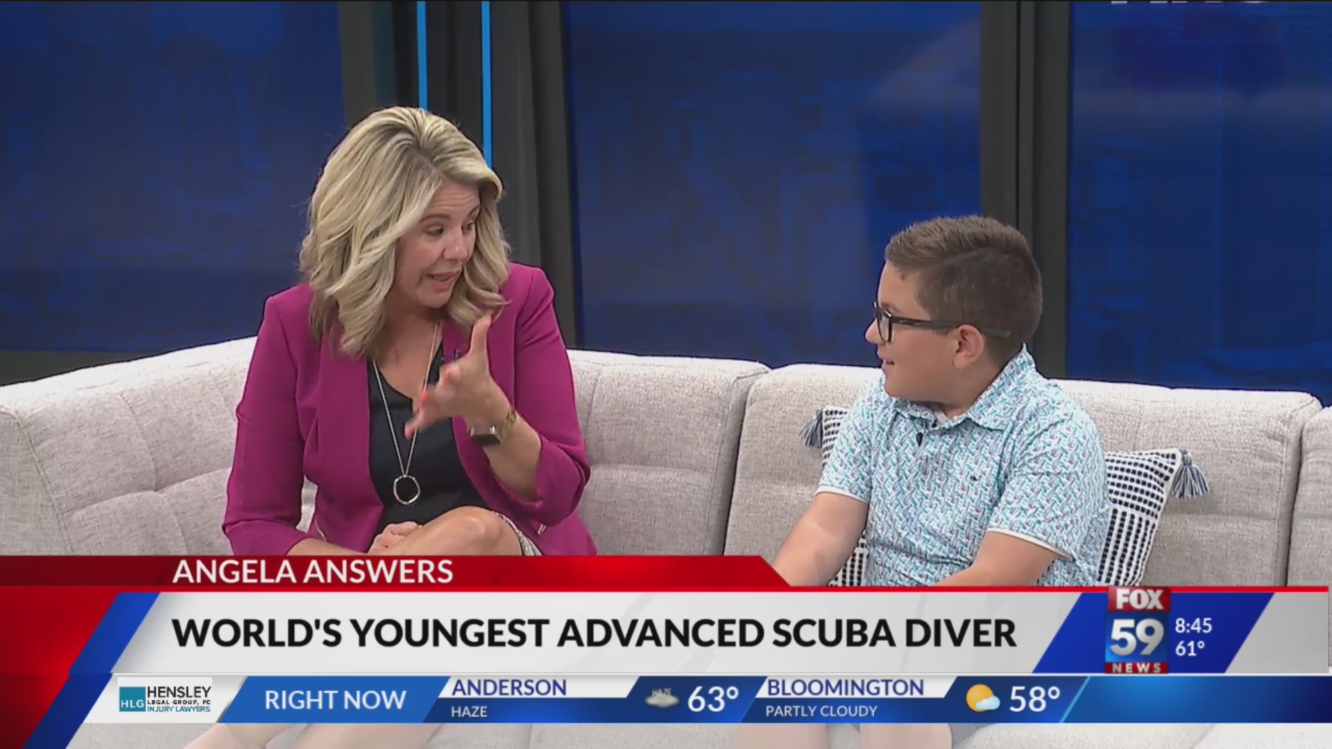 Angela Answers: Meet the World’s Youngest Advance Scuba Diver – Fox 59