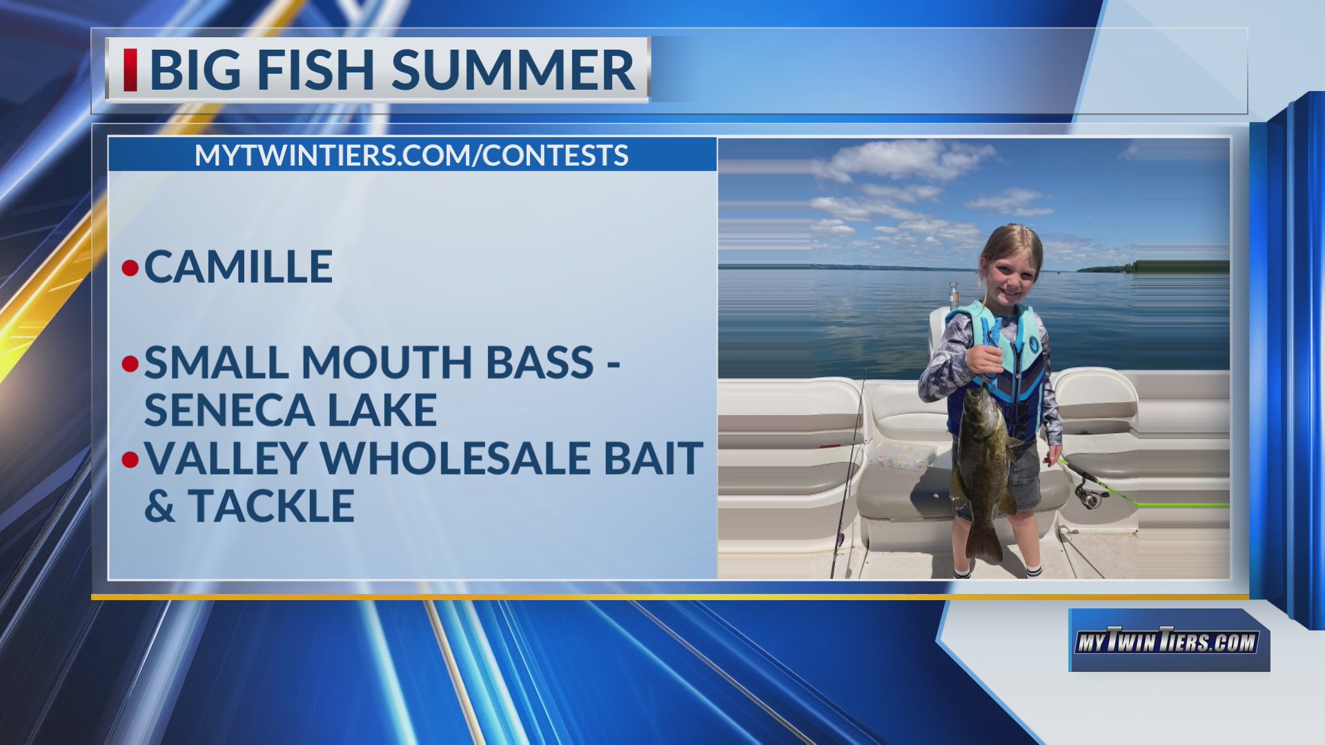 Big Fish Summer – Camille’s bass from Seneca Lake – WETM – MyTwinTiers.com