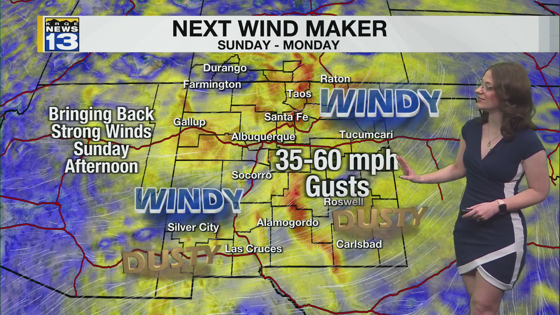 Windy days ahead – KRQE NEWS 13 – Breaking News, Albuquerque News, New ...