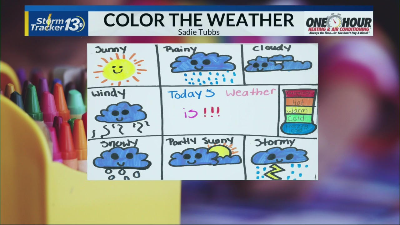 Color the Weather: Sadie Tubbs – WBTW