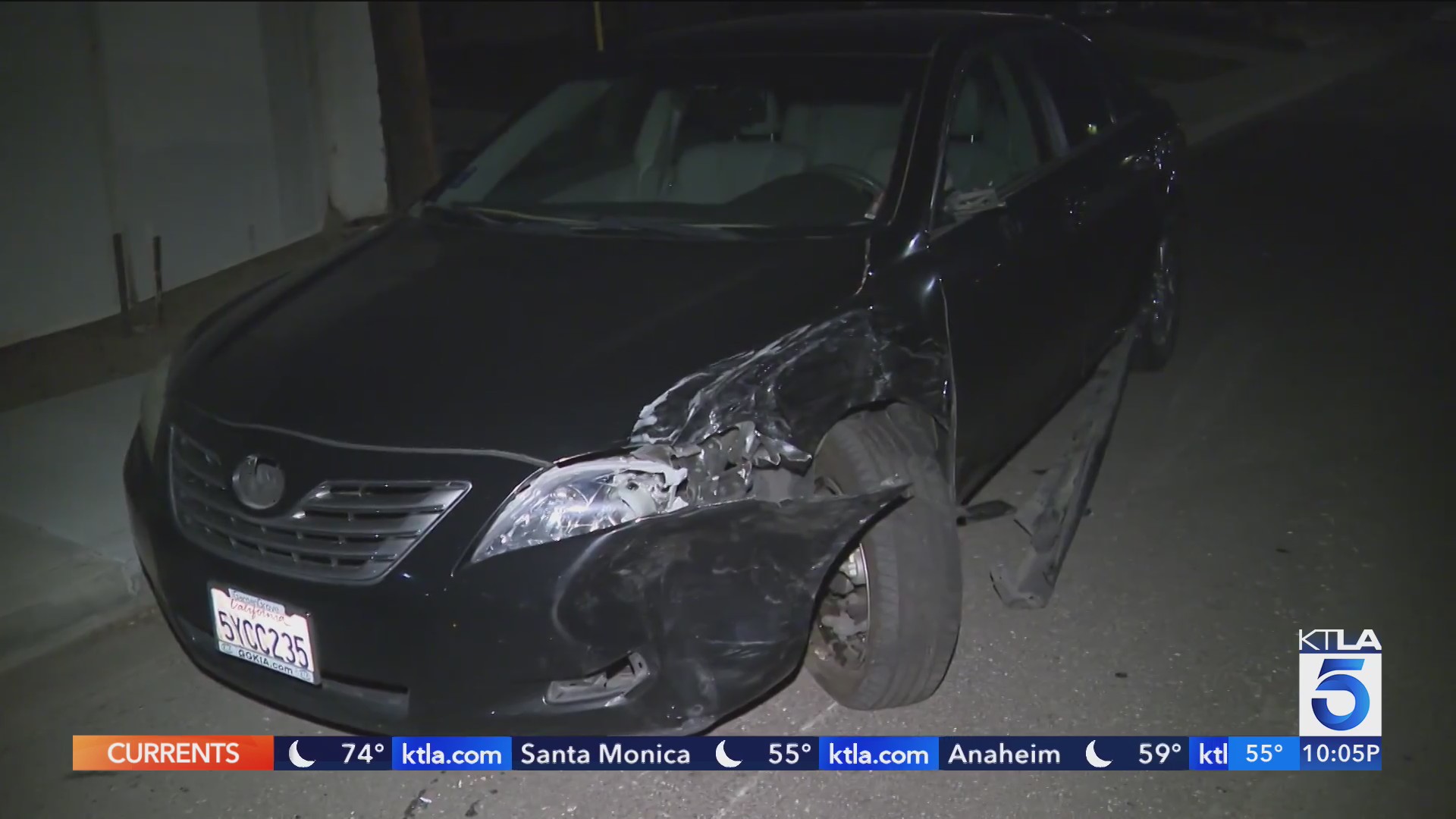 Speeding driver hits 5 parked cars on residential street – KTLA