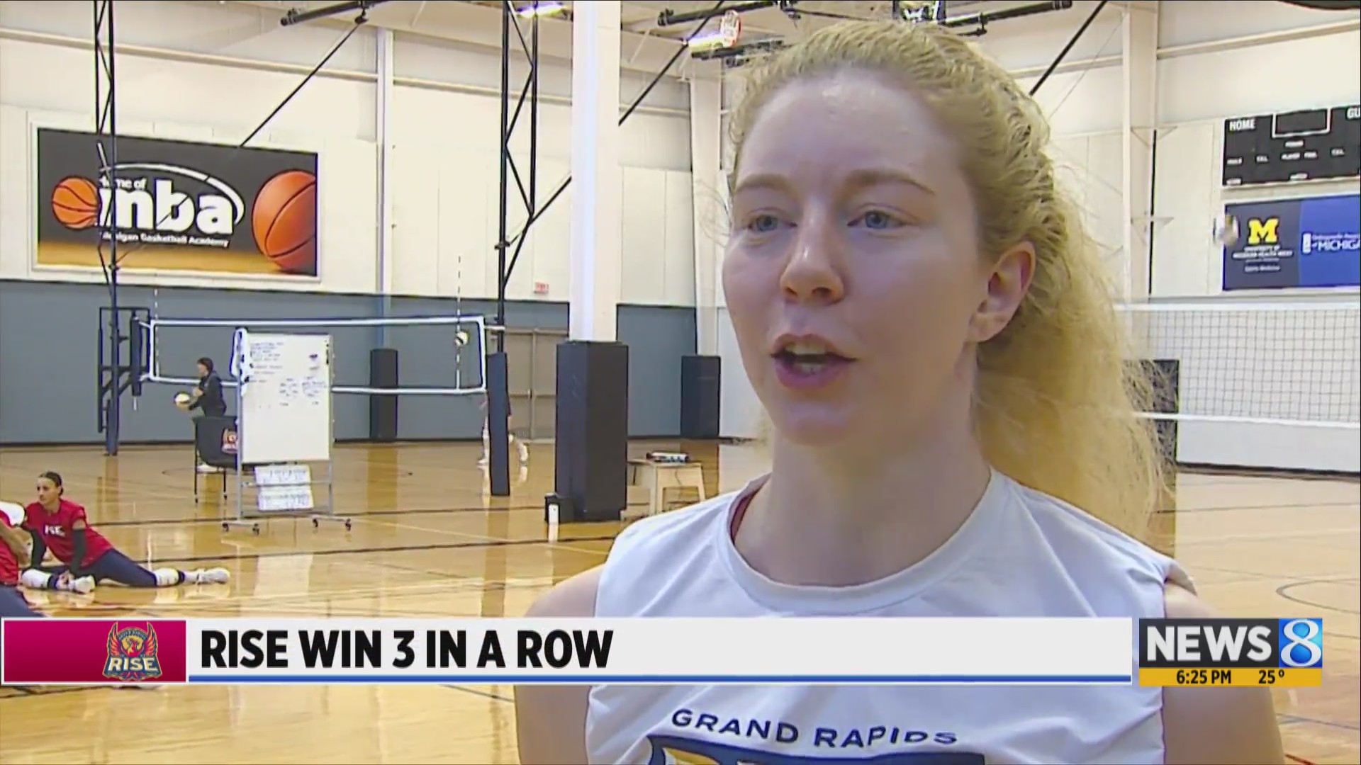 Grand Rapids Rise win three in a row – WOODTV.com
