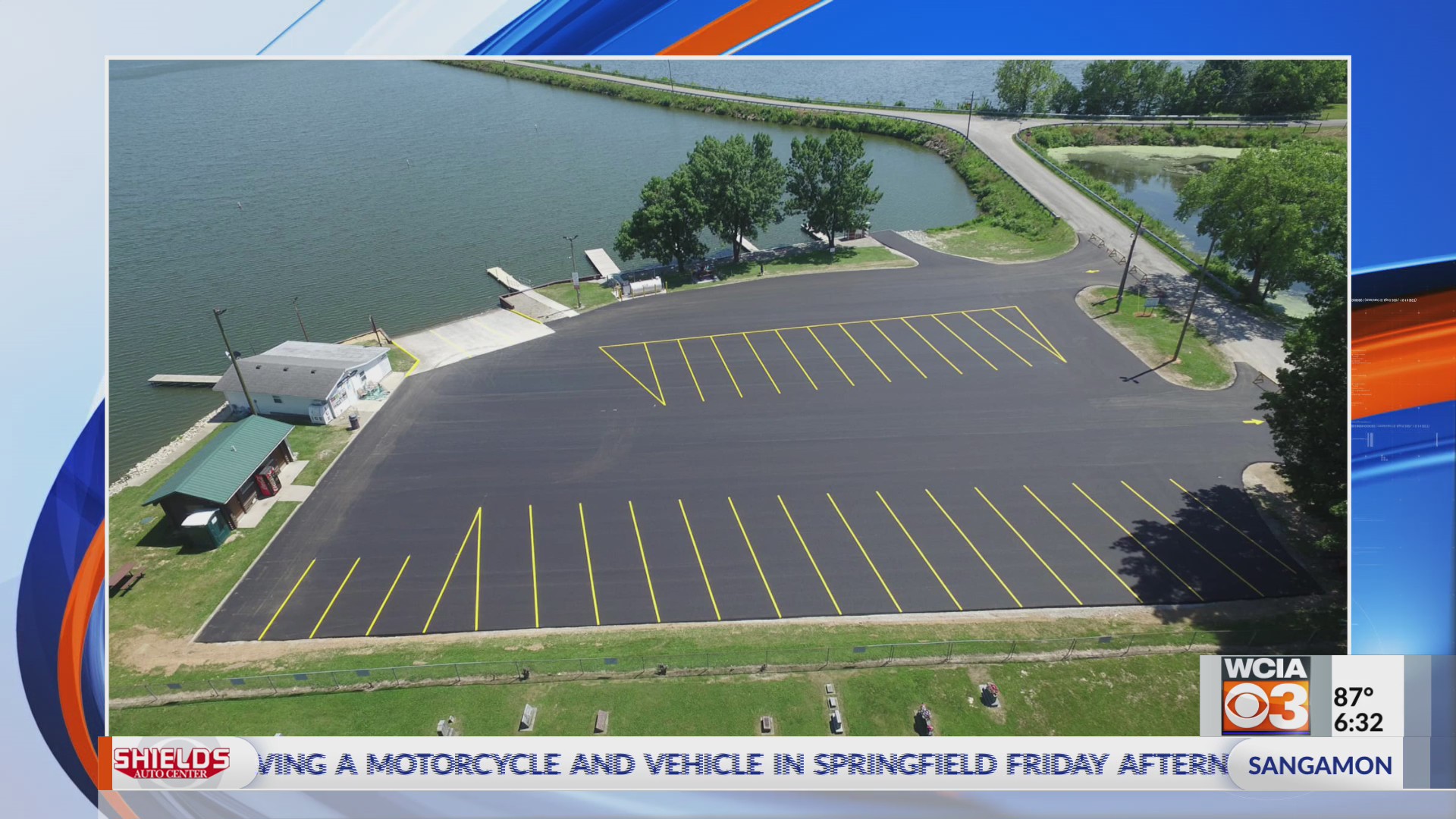 Parking lot at Lake Mattoon Marina gets a makeover – WCIA.com