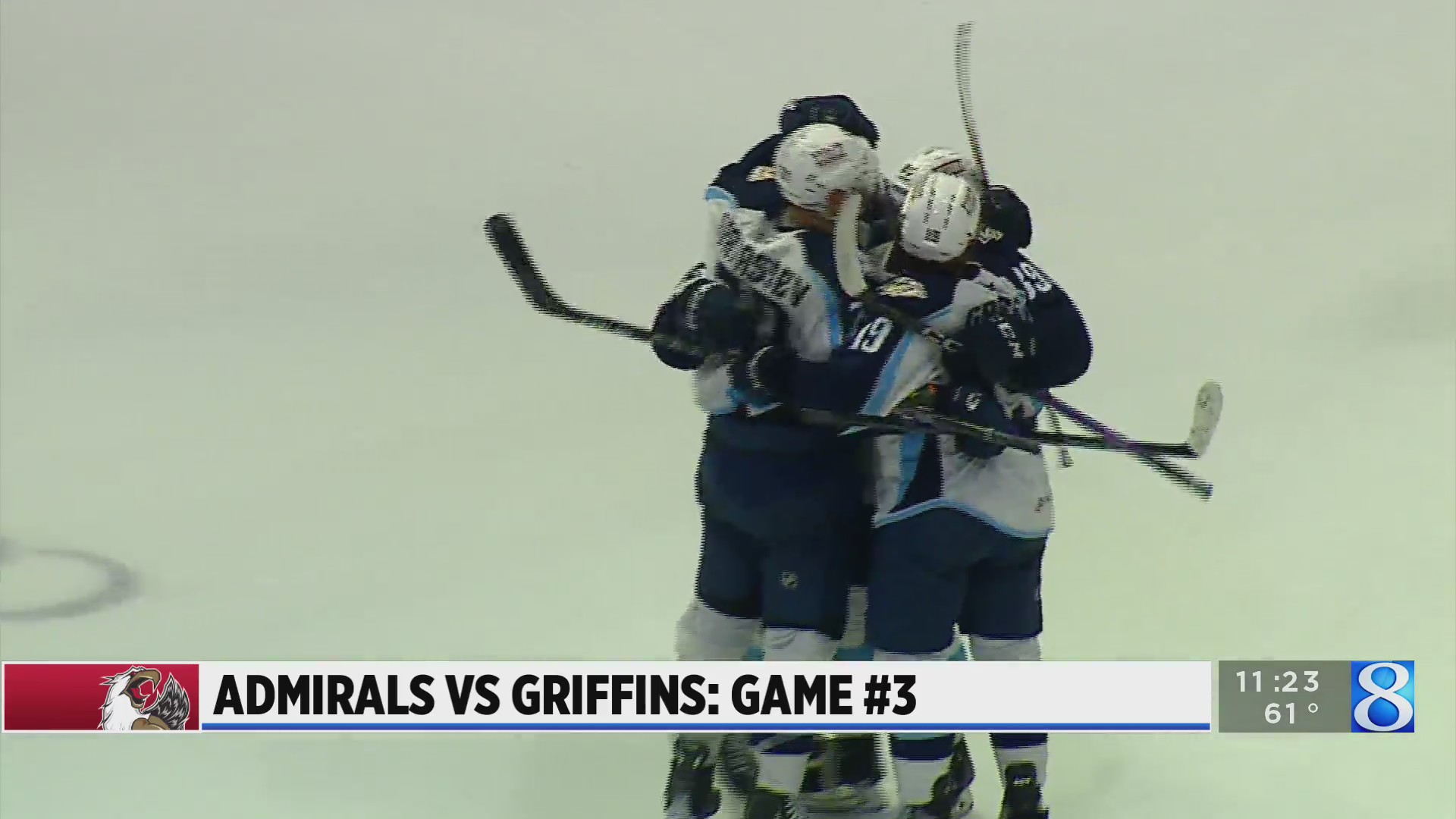 Griffins fall to Admirals in Game 3 – WBTW