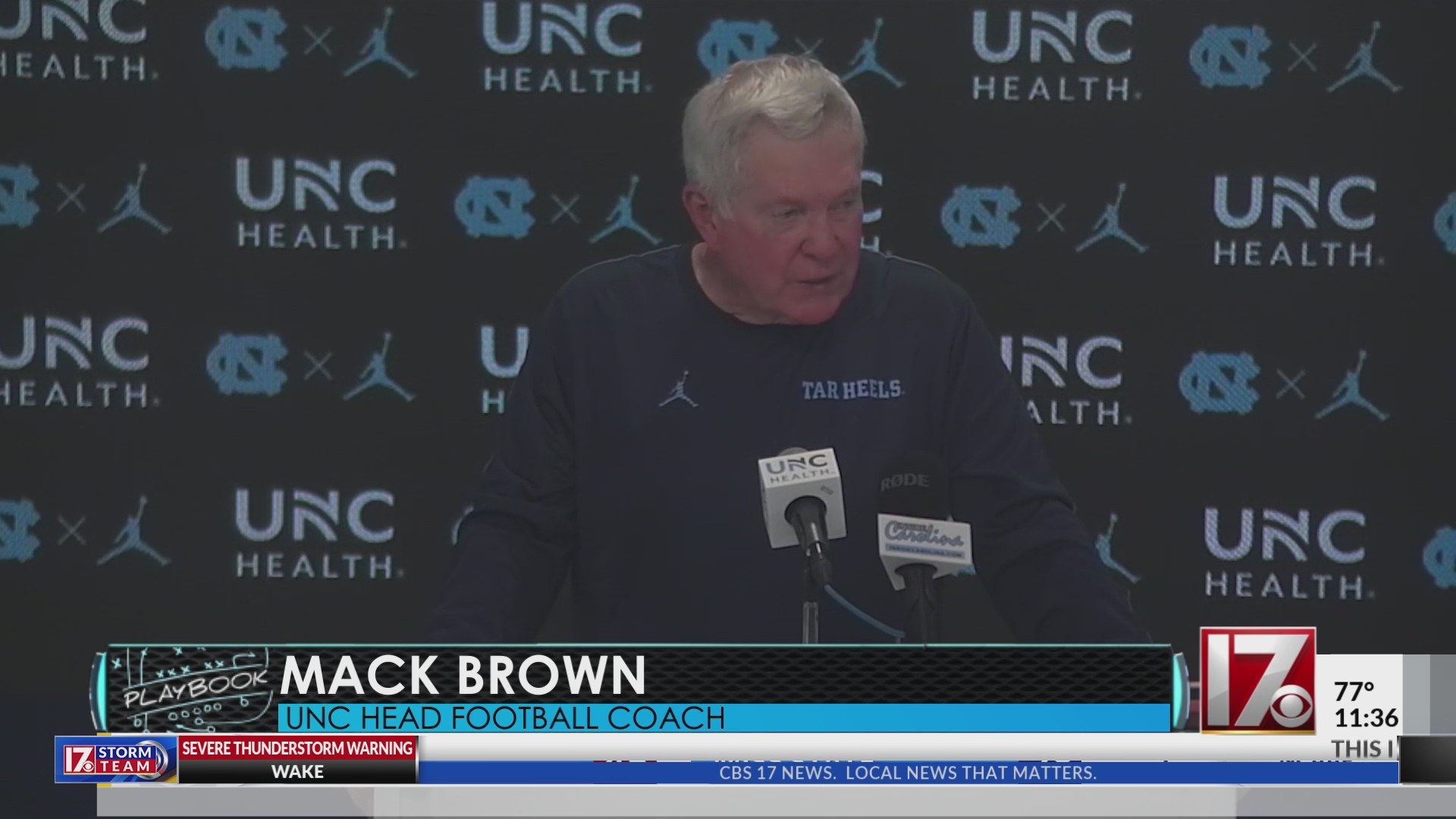 ‘Embarrassing day, shocking day’: UNC coach Brown says – CBS17.com