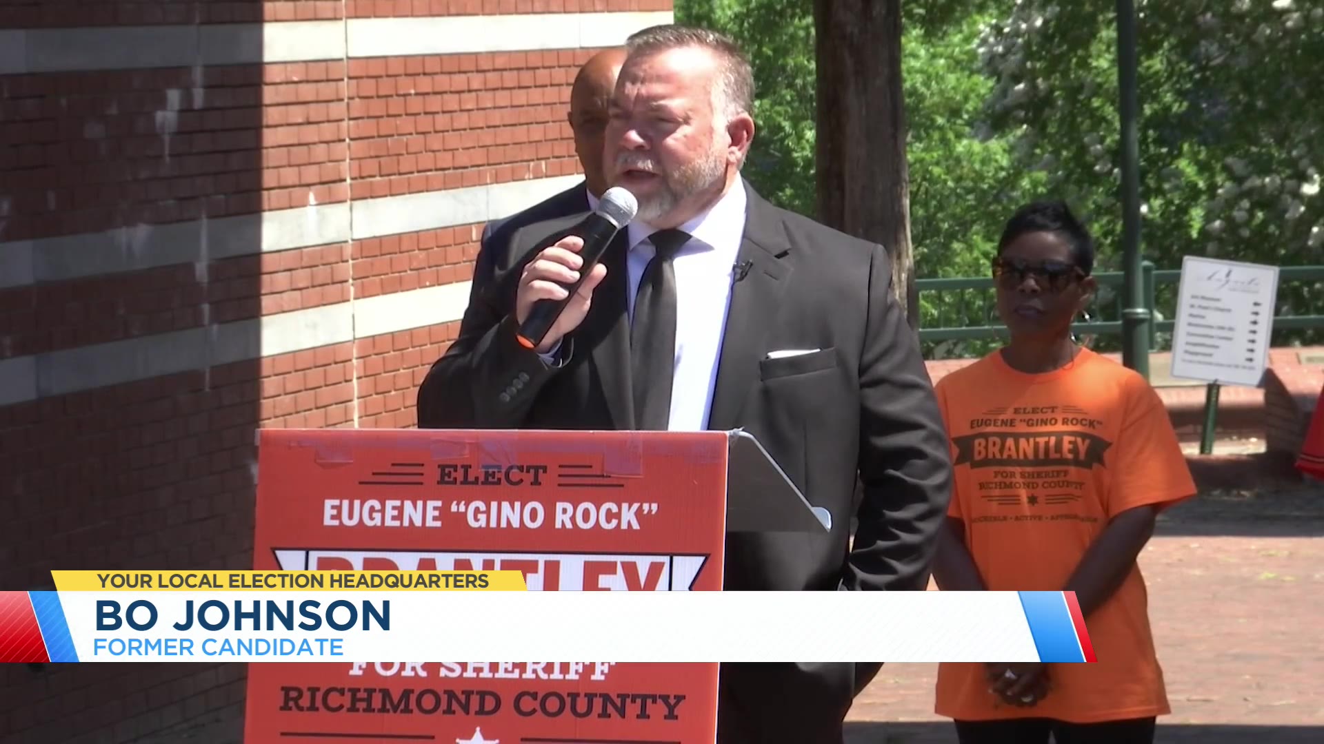 Bo Johnson endorses Eugene “Gino Rock” Brantley in runoff – WJBF