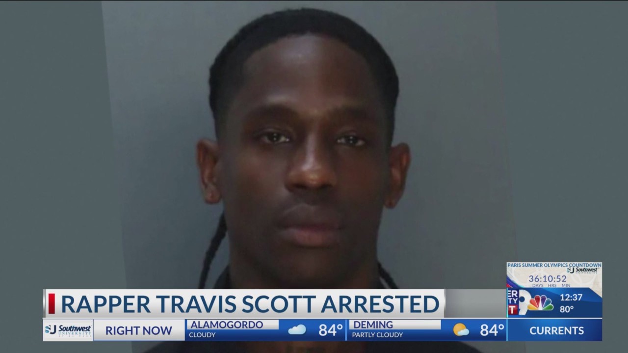 Rapper Travis Scott arrested in Florida – KTSM 9 News
