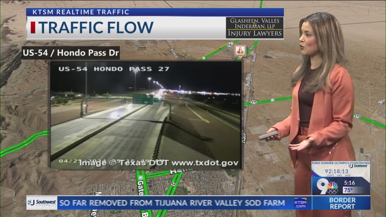 Traffic flow with Jasmine Perry – KTSM 9 News