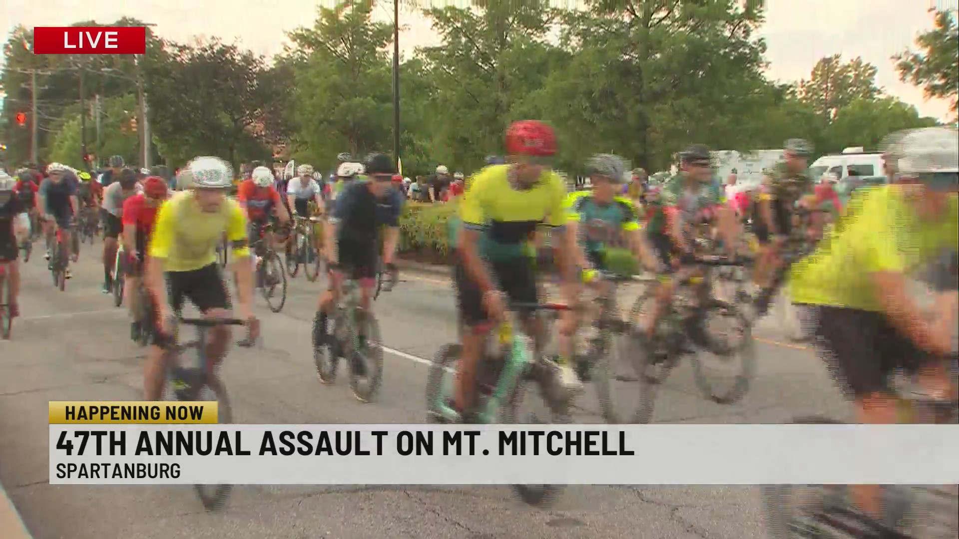 Assault on Mount Mitchell begins in downtown Spartanburg – WSPA 7NEWS