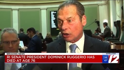 Senate President Dominick Ruggerio dies at 76 – WPRI.com