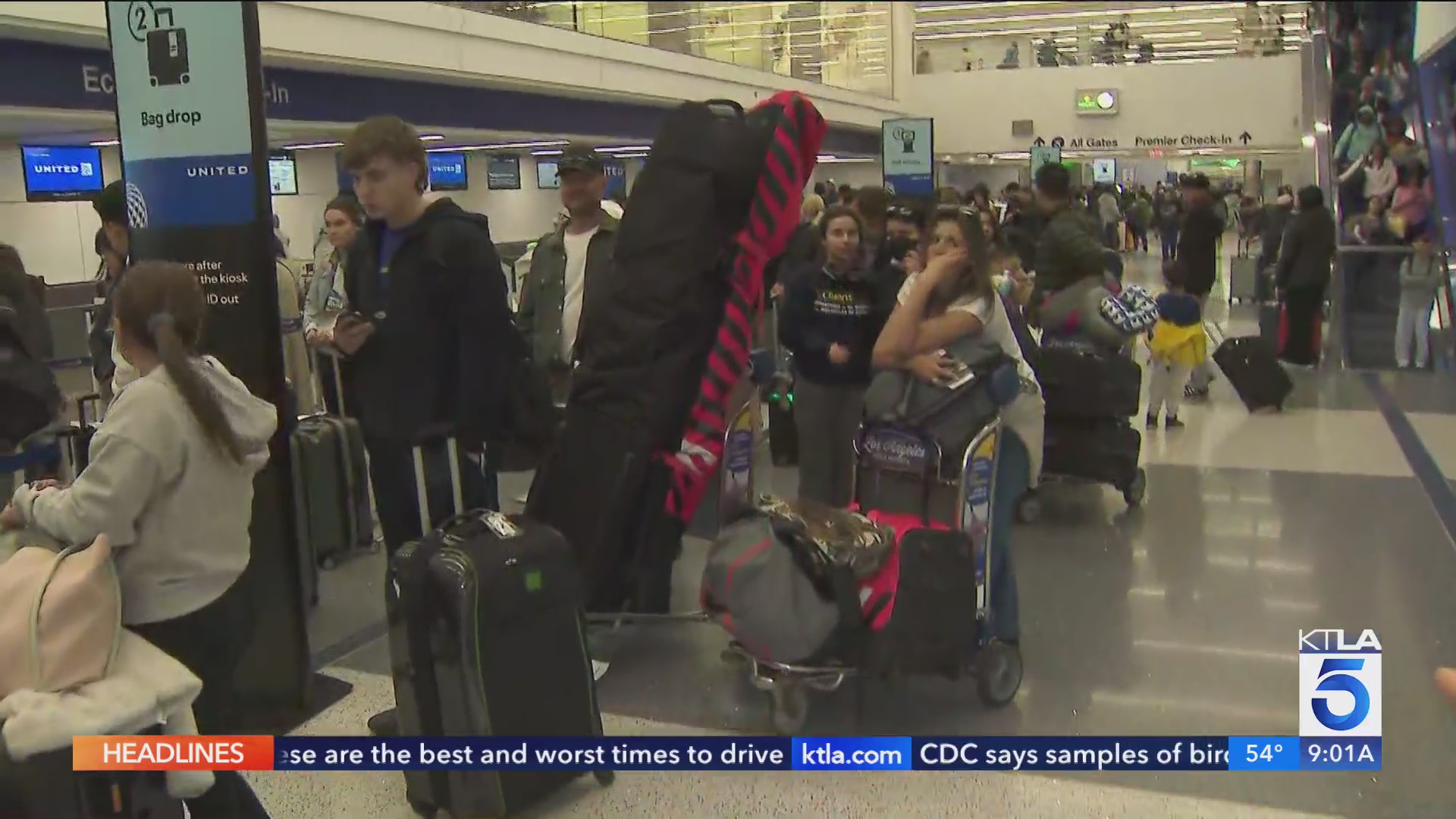 Travelers facing long lines, flight delays and cancelations at LAX – KTLA
