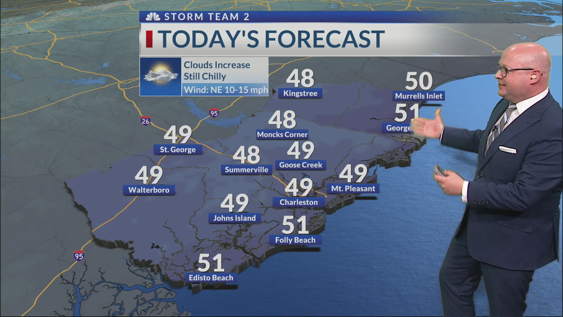 Josh’s Monday forecast – WCBD News 2