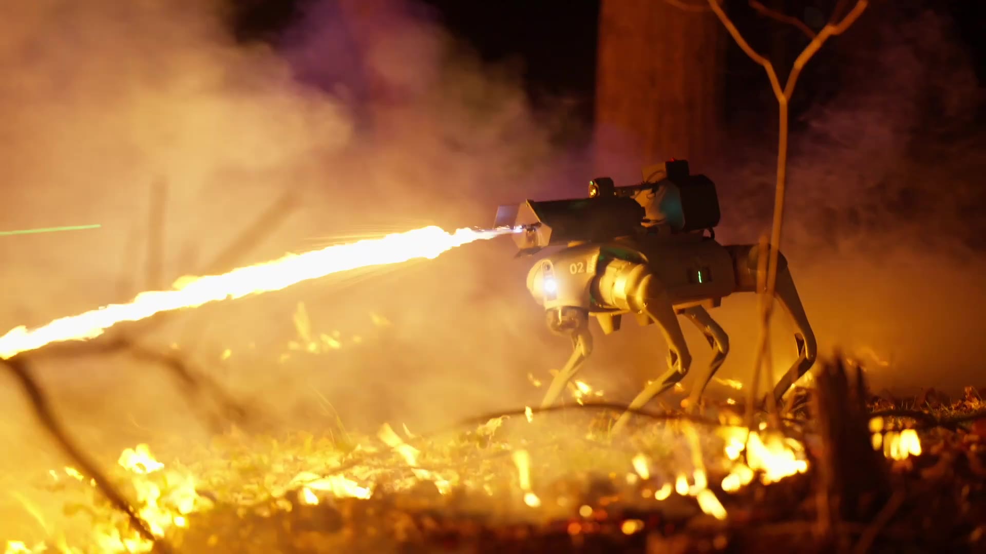 Ohio based company is selling a flame-throwing robot dog and you can ...