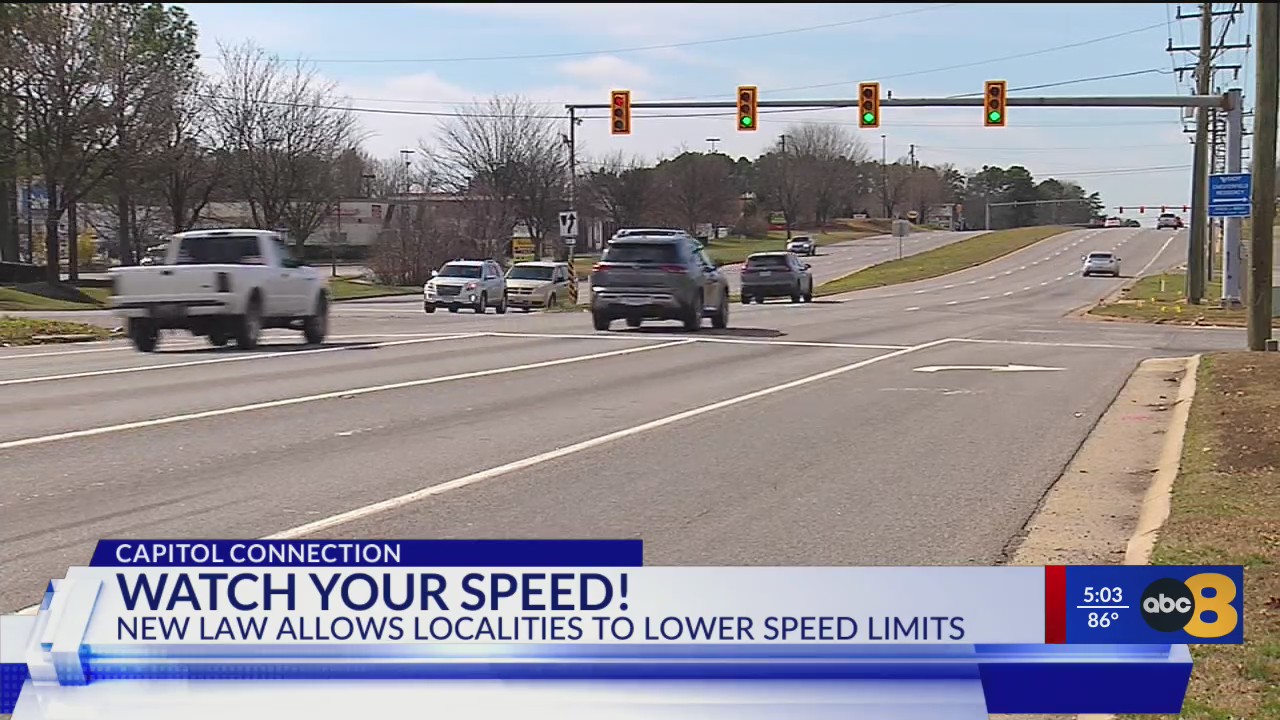 New law will allow localities to reduce speed limits on Virginia ...