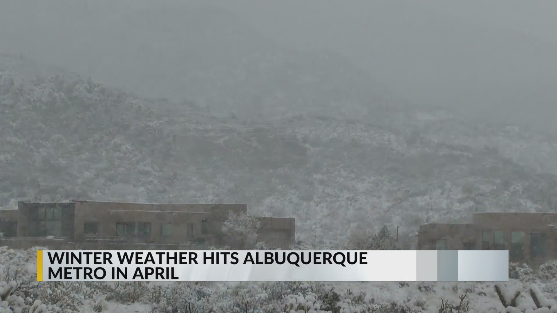 Winter storm hits Albuquerque in heart of spring – KRQE NEWS 13 ...