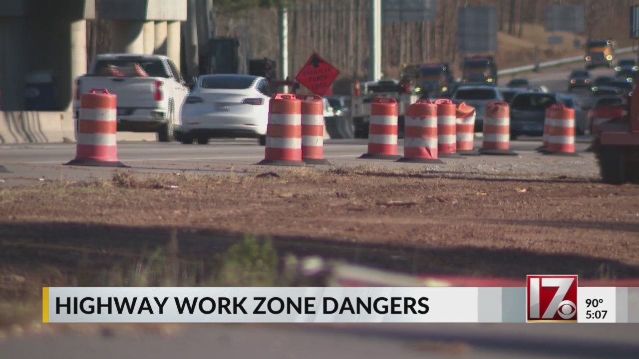 NCDOT urges drivers to be careful around work zones as new data shows ...