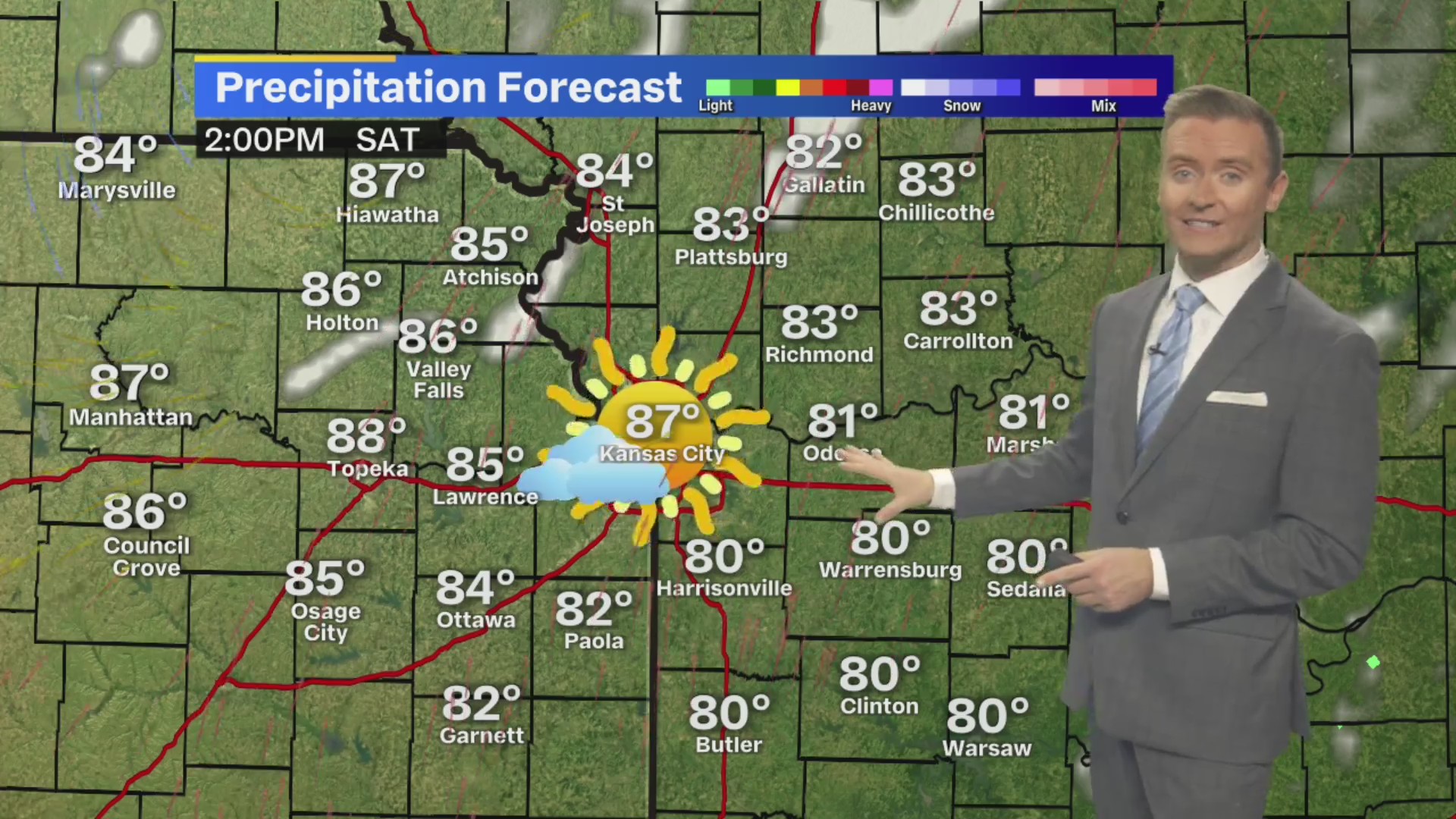 Friday afternoon forecast – FOX 4 Kansas City WDAF-TV | News, Weather ...