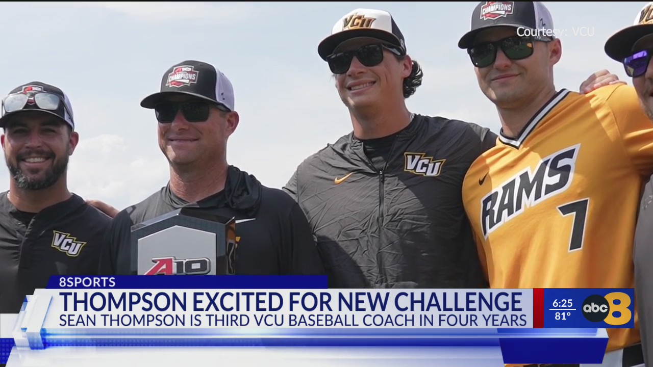 New VCU head coach Sean Thompson discusses his promotion with 8Sports ...