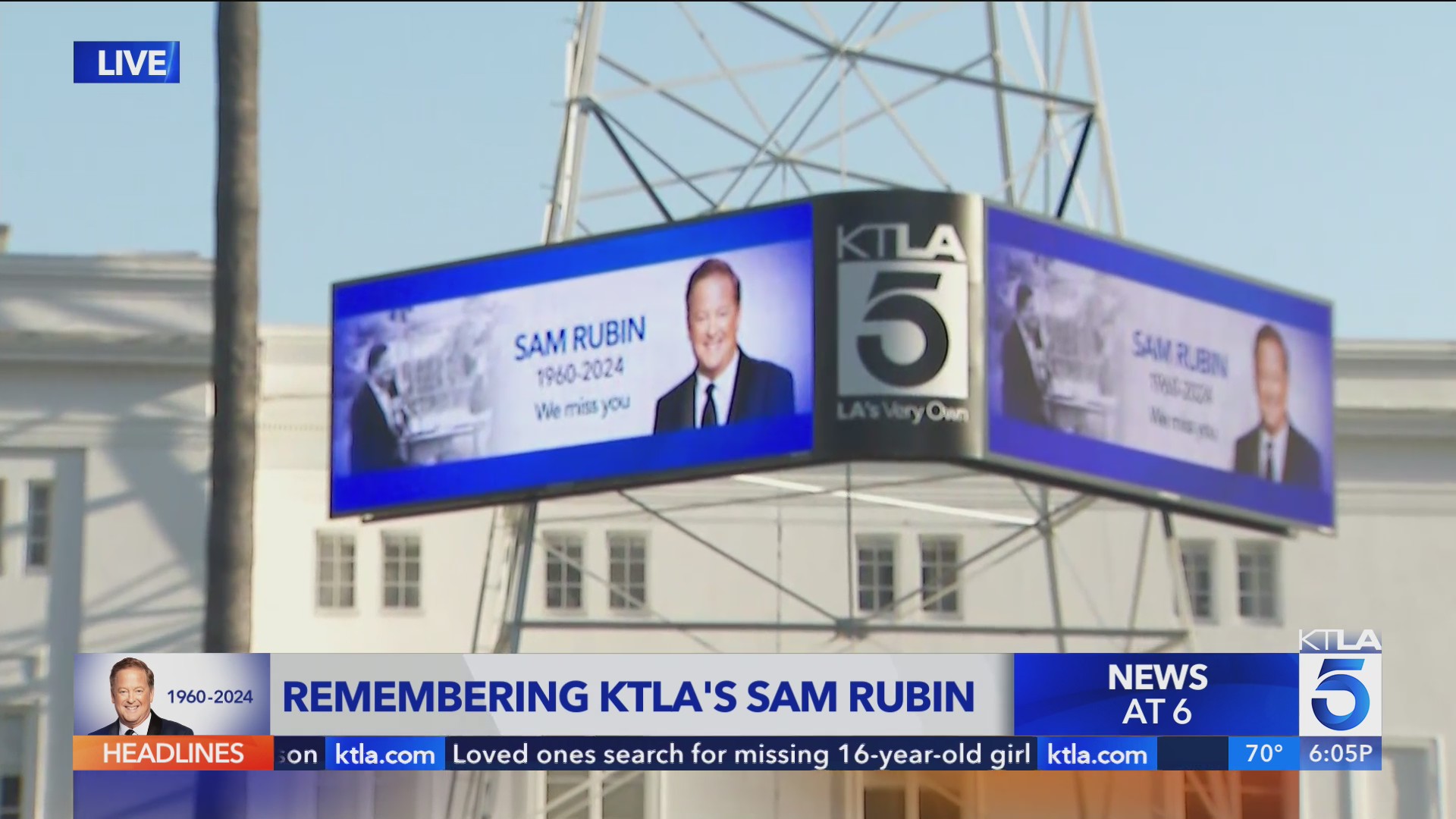 Colleagues, lifelong friends remember KTLA 5’s Sam Rubin – KTLA
