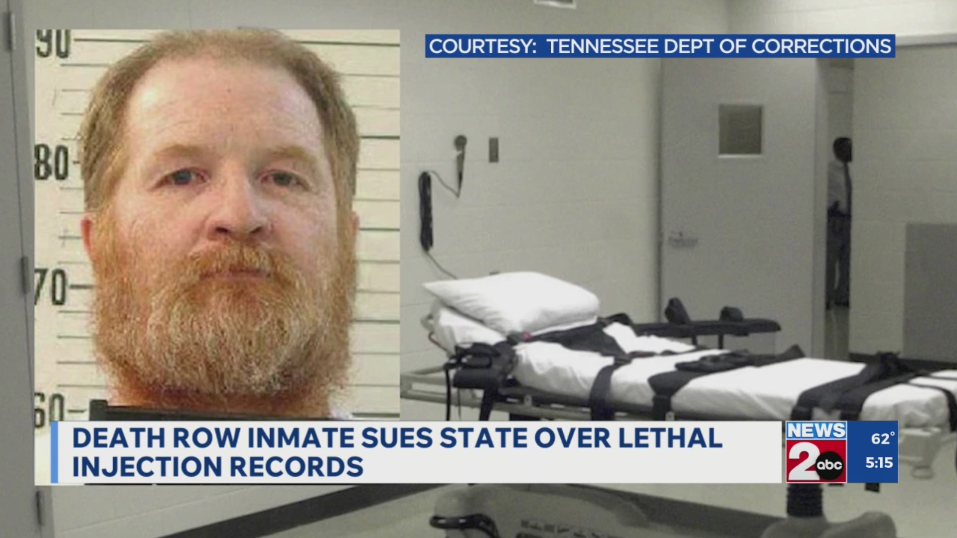 Death row inmate sues Tennessee over lethal injection records – WKRN News 2
