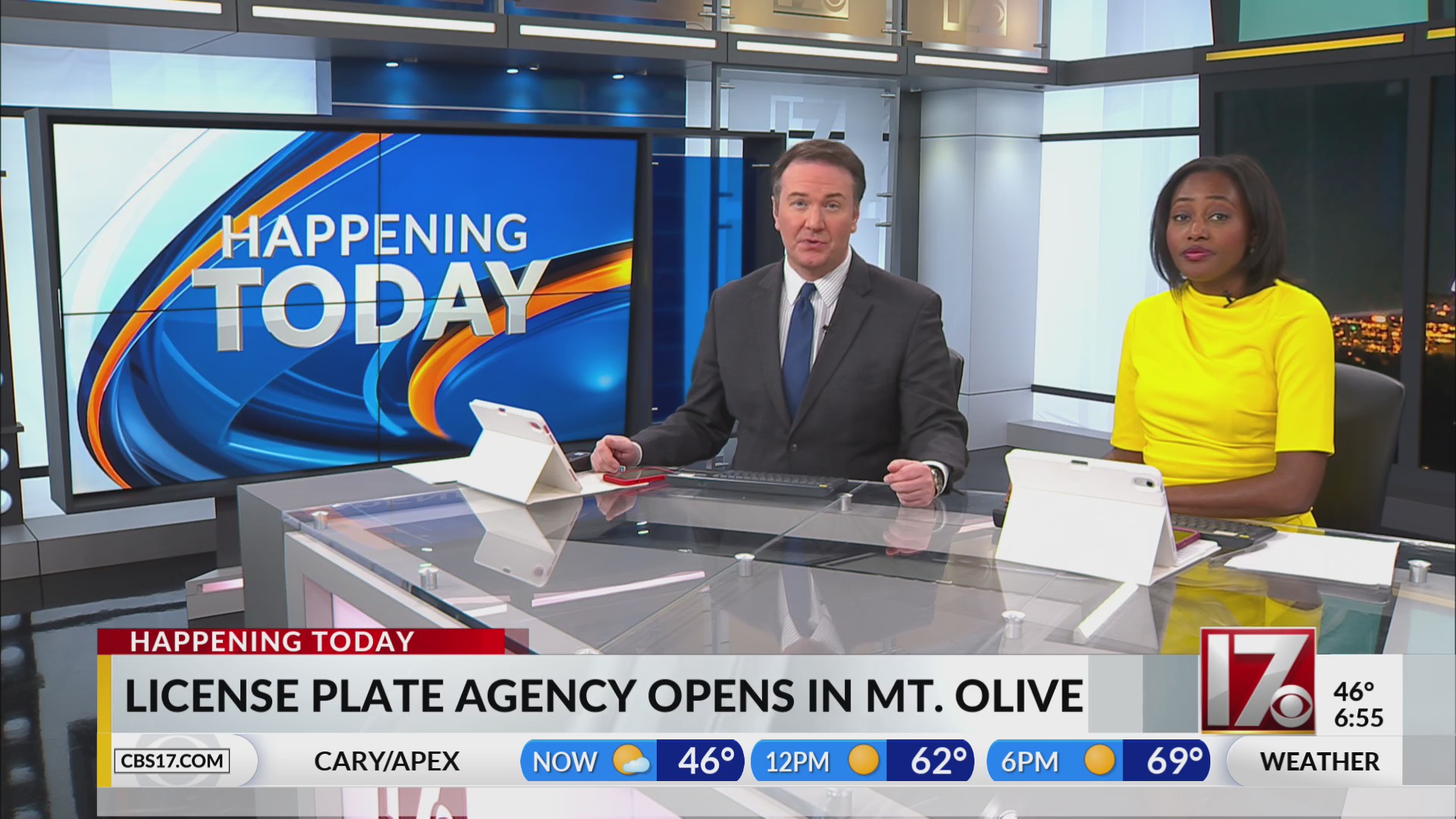 License plate agency reopens in Mount Olive – CBS17.com