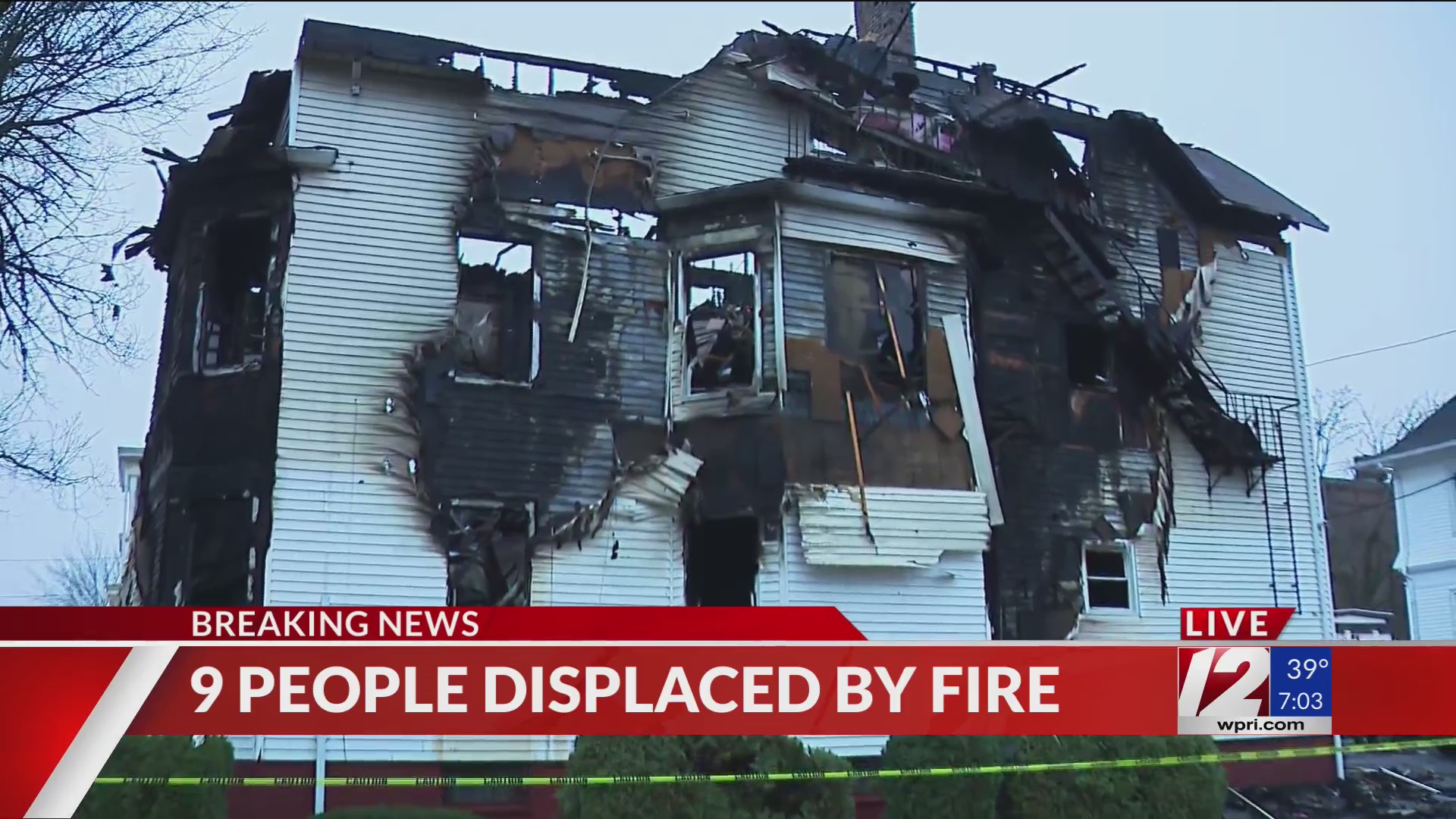 3-alarm fire in Providence causes roof to collapse – WPRI.com
